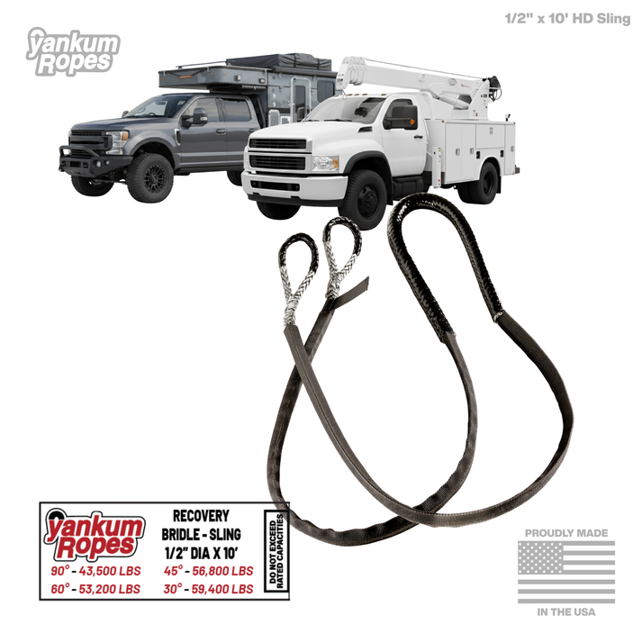 Heavy Duty Synthetic Recovery Sling – Yankum Ropes