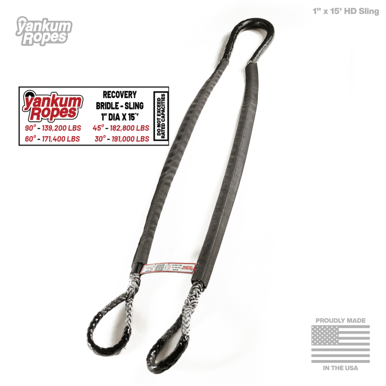 Heavy Duty Synthetic Recovery Sling – Yankum Ropes