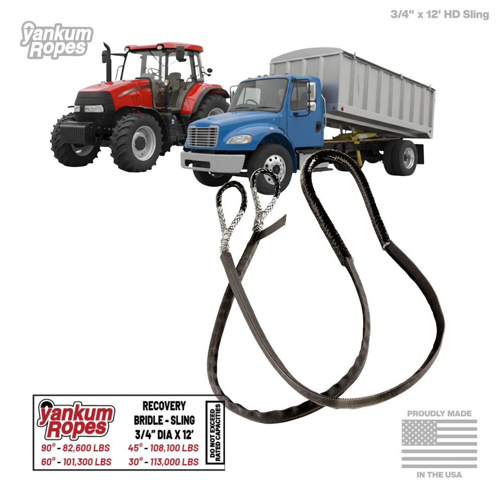 Heavy Duty Synthetic Recovery Sling – Yankum Ropes