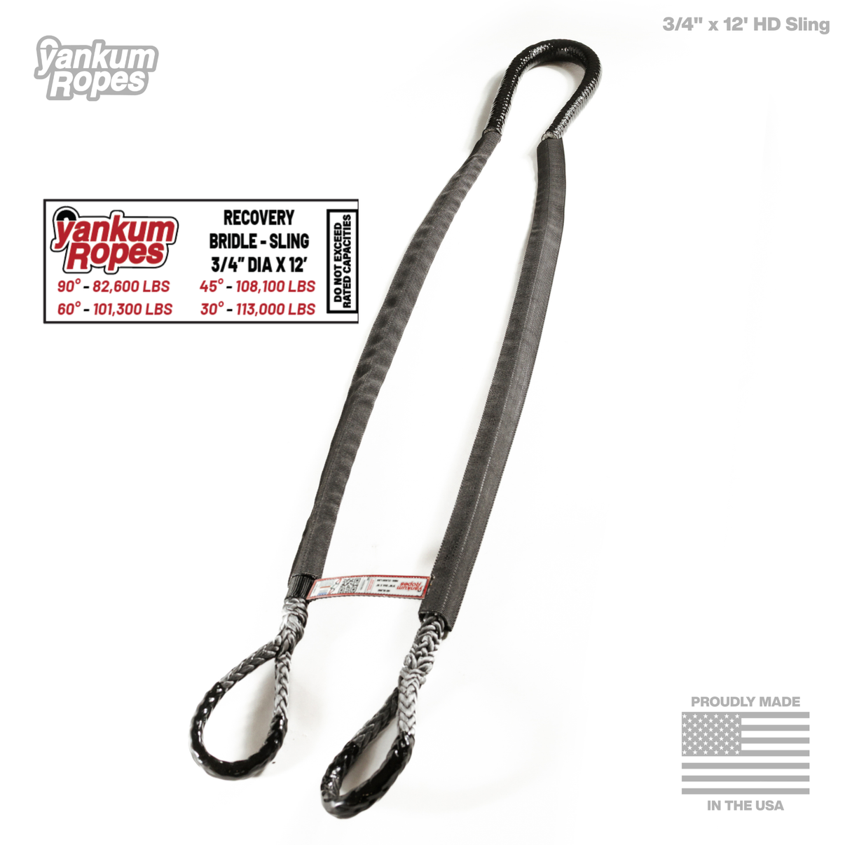 Heavy Duty Synthetic Recovery Sling – Yankum Ropes