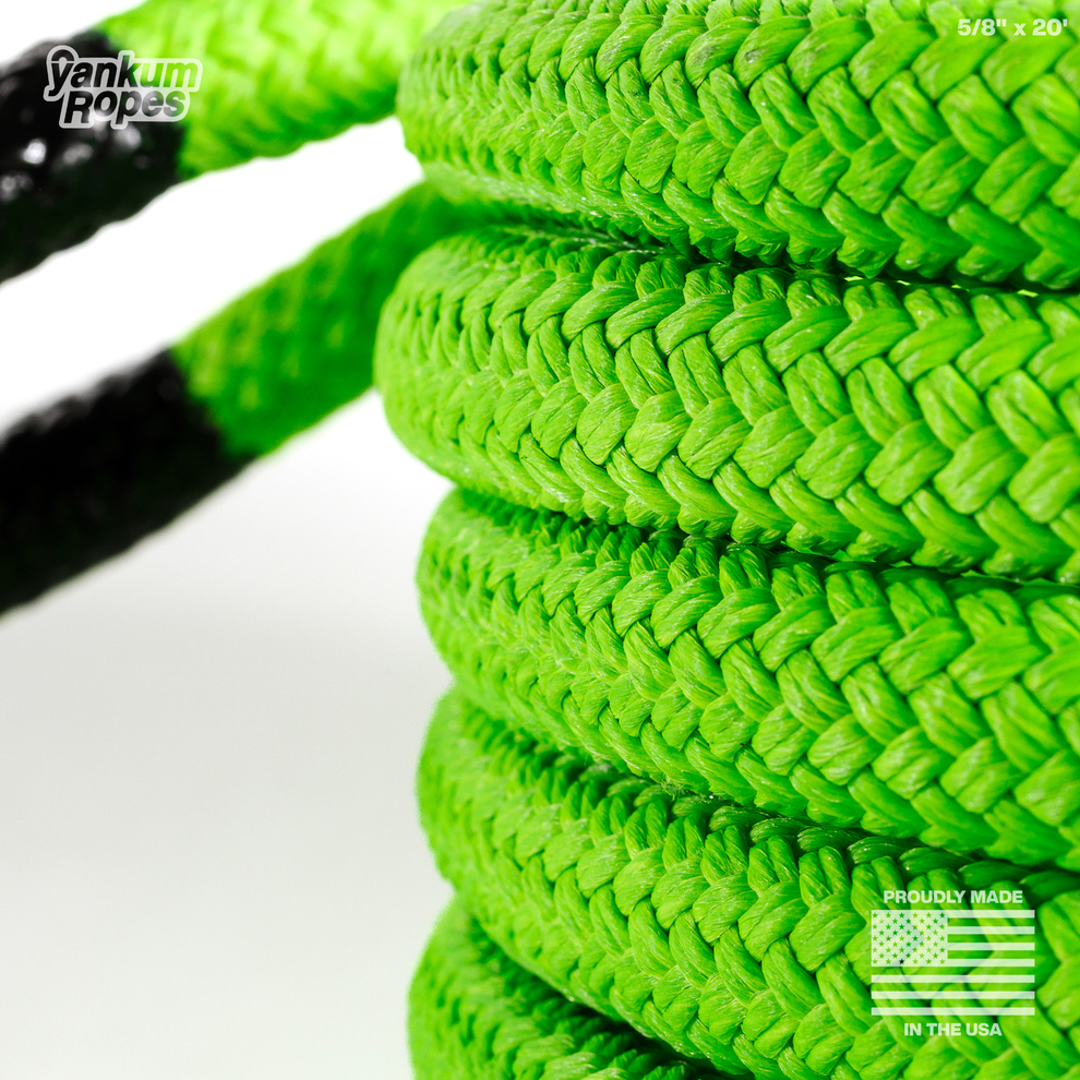 Hi-Vis Kinetic Recovery Rope – Yankum Ropes