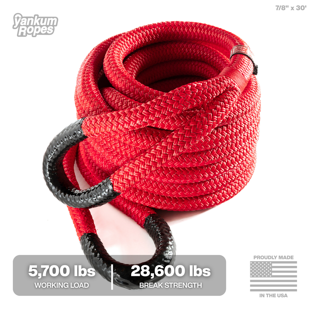 7/8" Kinetic Recovery Rope | Python | Yankum Ropes
