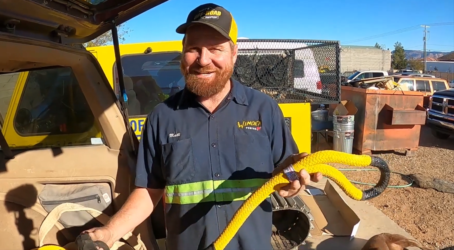 Matt's Off-Road Recovery Kinetic Rope | Yankum Ropes