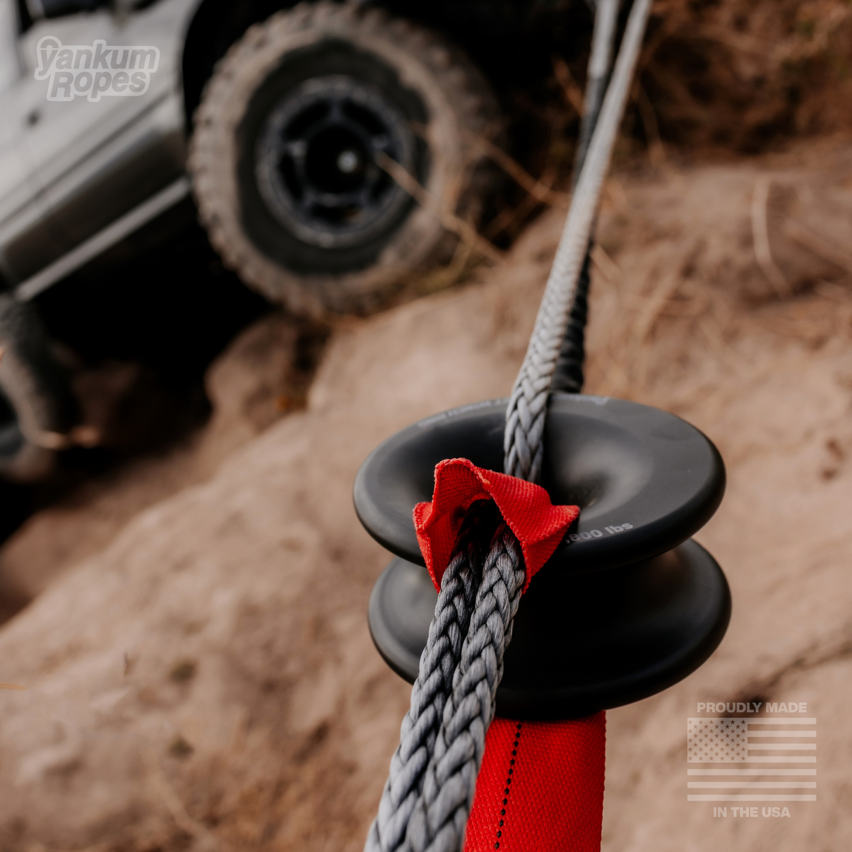 Offset Winch Snatch Ring – Yankum Ropes