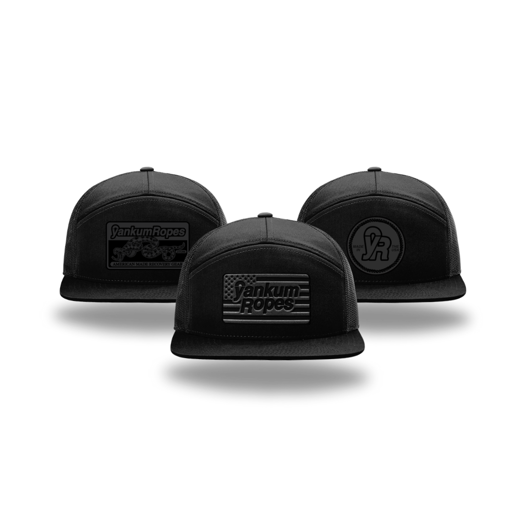 Yankum Blacked Out Patch Hat – Yankum Ropes