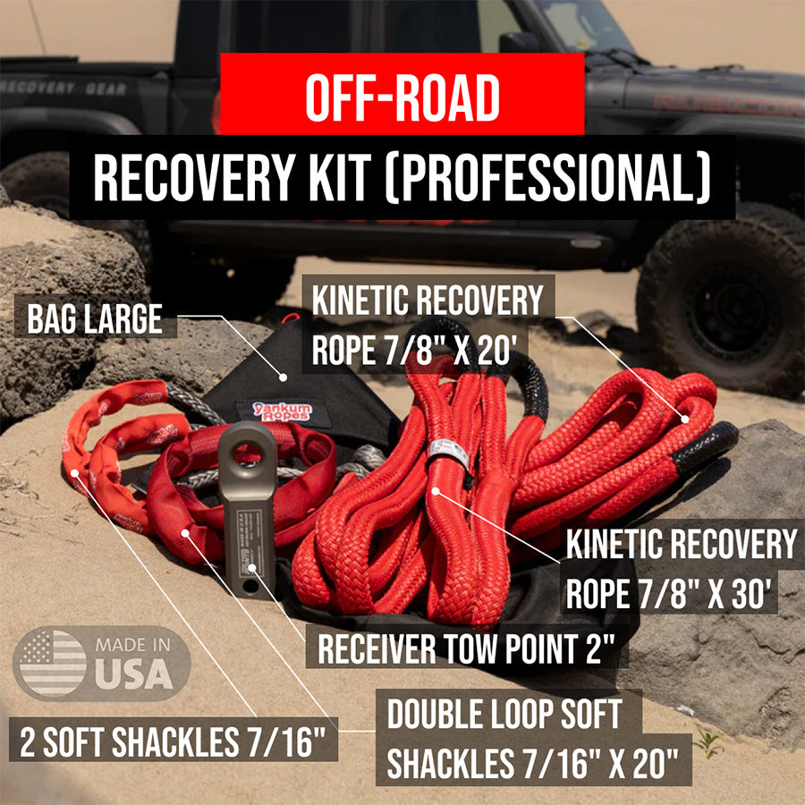 Jeep Off-Road Recovery Kit | Yankum Ropes