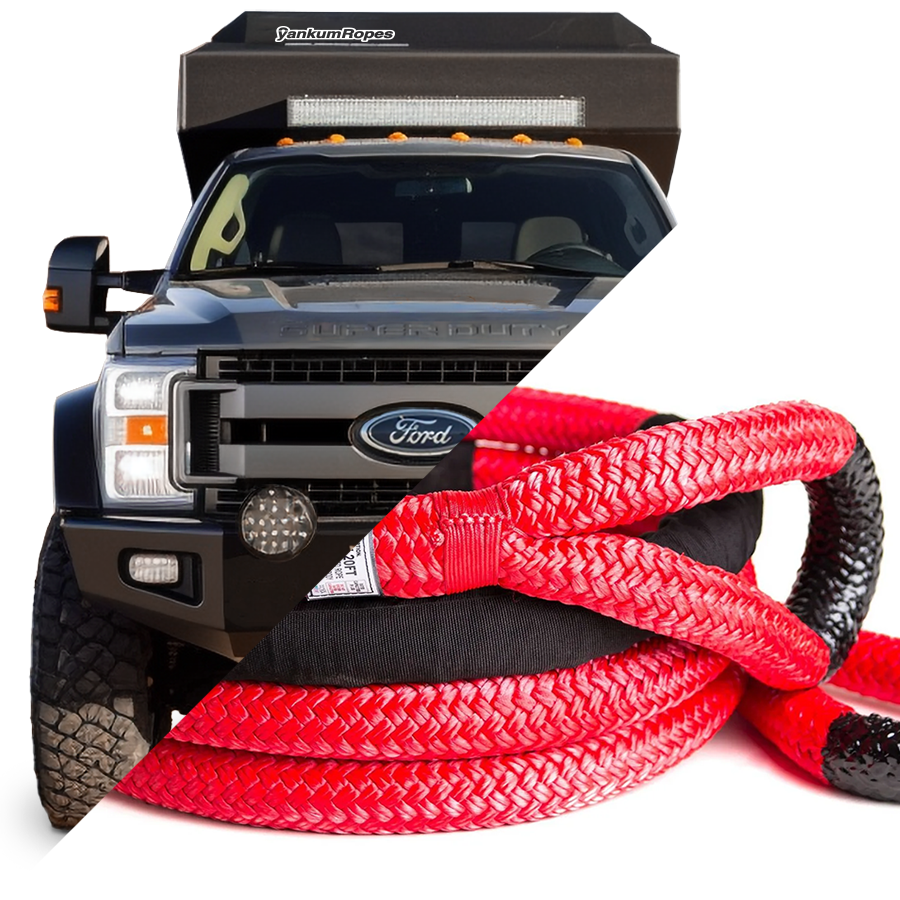 1 1/4" Kinetic Recovery Rope | Mamba | Yankum Ropes