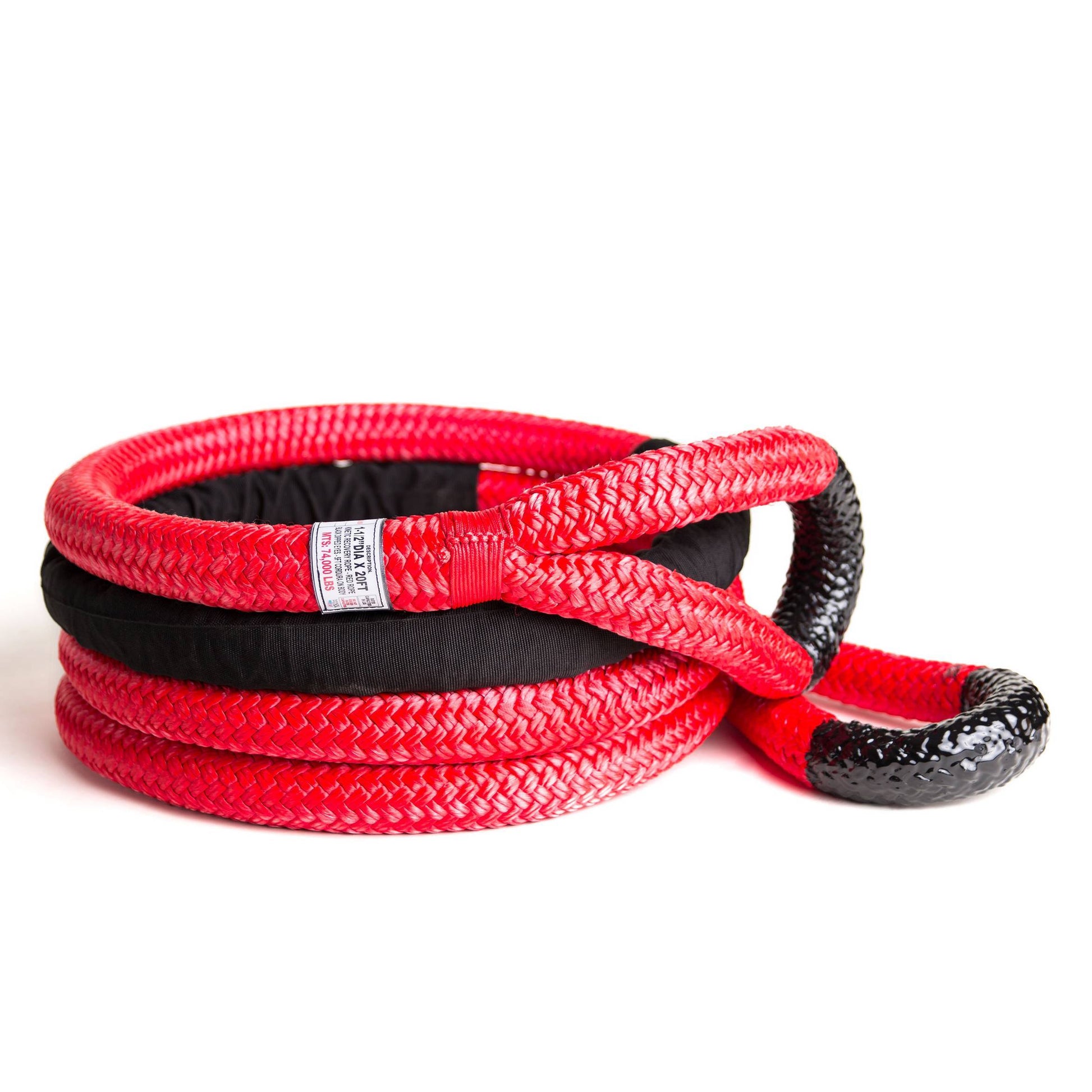 1 1/4" Kinetic Recovery Rope | Mamba | Yankum Ropes